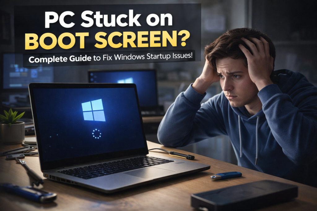 PC Stuck on Boot Screen? Complete Guide to Fix Windows Startup Issues